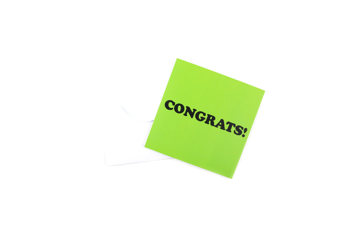 Congrats Greeting Card II (English )-تهنئة، بطاقة II (إنجليزي) – Tasmeem